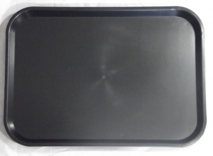 KB1 Plastic Catering Tray - Black (Repro) - Kabi Plastics